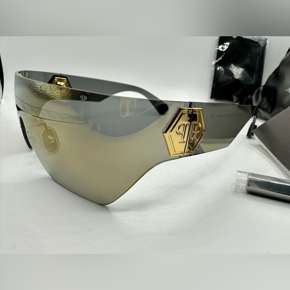 New Philipp Plein Sunglasses Plein Hero Spp029 Col.40… - Gem